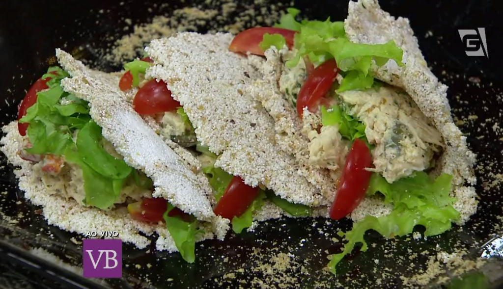 Tapioca Funcional com Frango Cremoso - TV Gazeta - Você por perto. Tudo ...