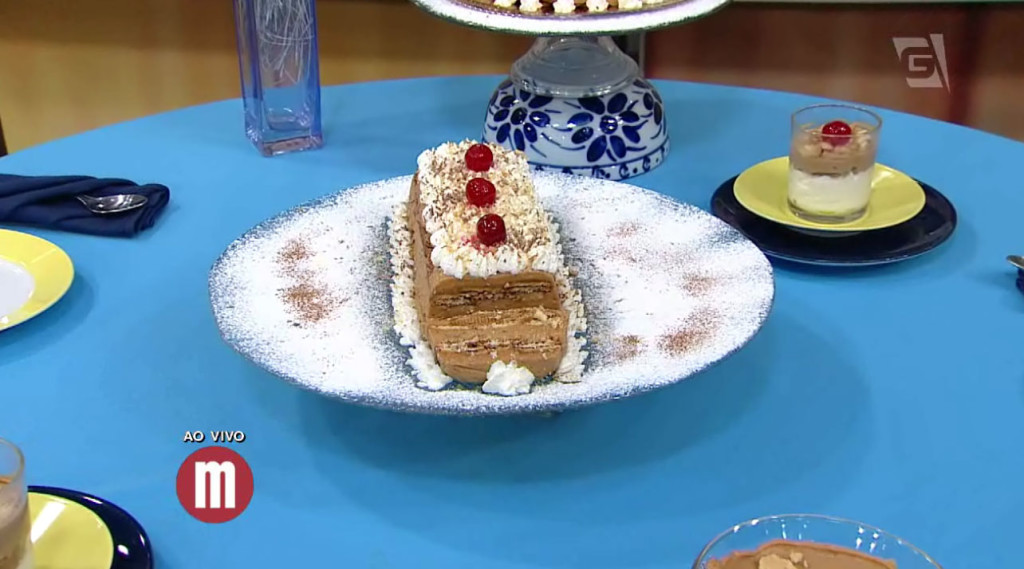 Bolo pavê com doce de leite gelado - TV Gazeta - Você por perto. Tudo ...