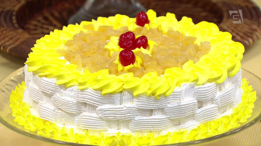 Bolo de aniversário de fruta - Receita - TV Gazeta