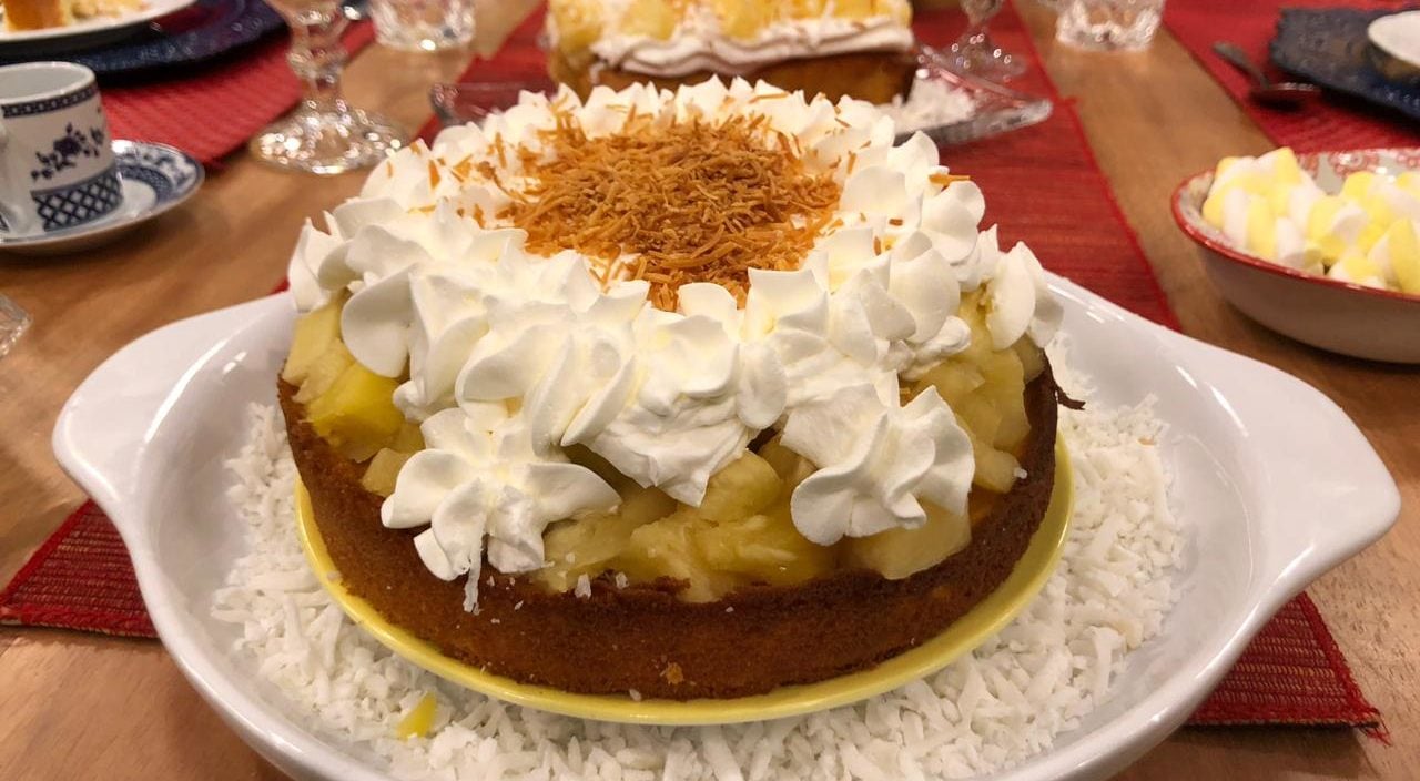 Bolo piña colada - TV Gazeta - Você por perto. Tudo certo!