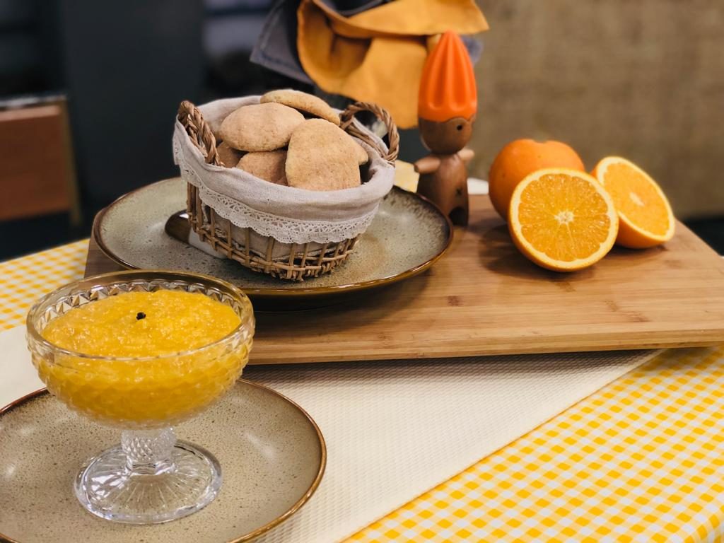 Biscoitos de laranja e geleia de laranja - Receita - TV Gazeta