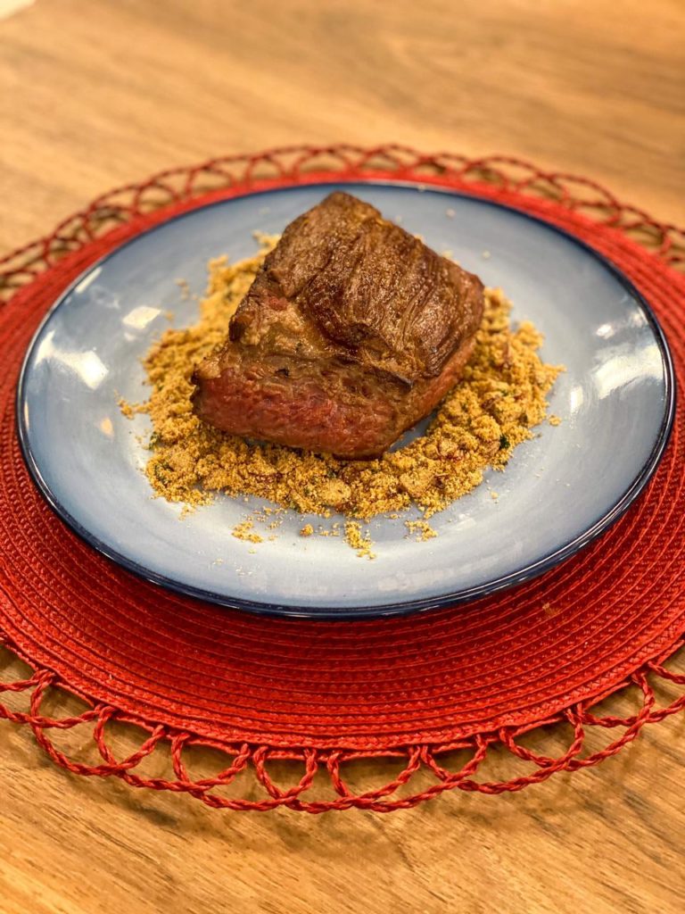 Carne Recheada com Farofa - Receita - TV Gazeta