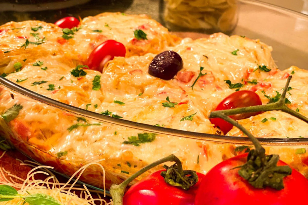 Macarrão cremoso de forno - TV Gazeta - Você por perto. Tudo certo!