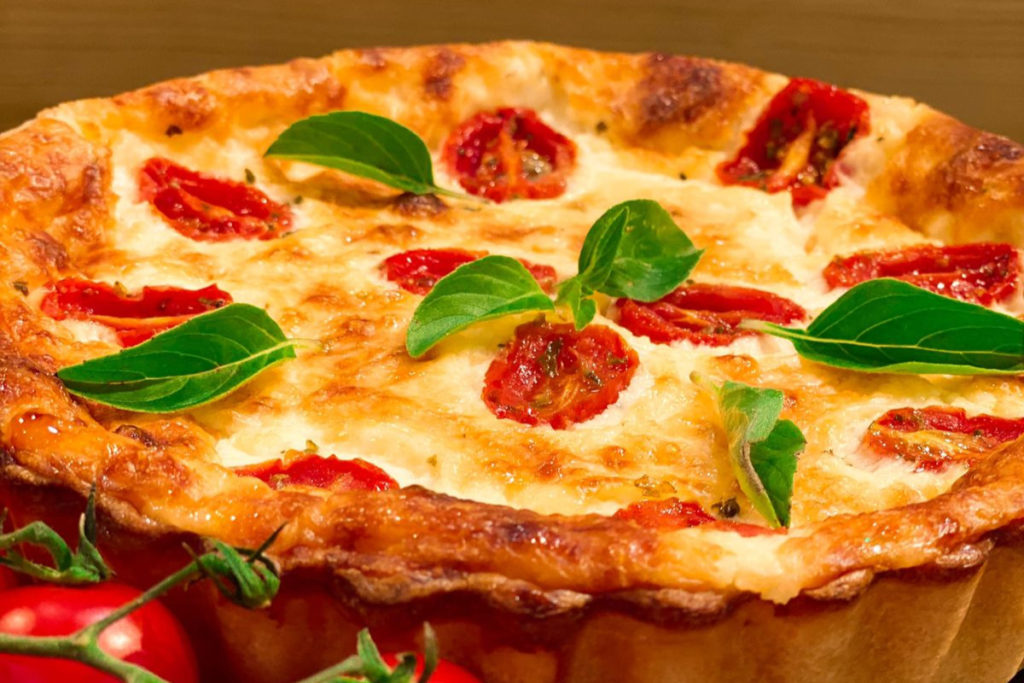 Delicioso quiche caprese - TV Gazeta - Você por perto. Tudo certo!