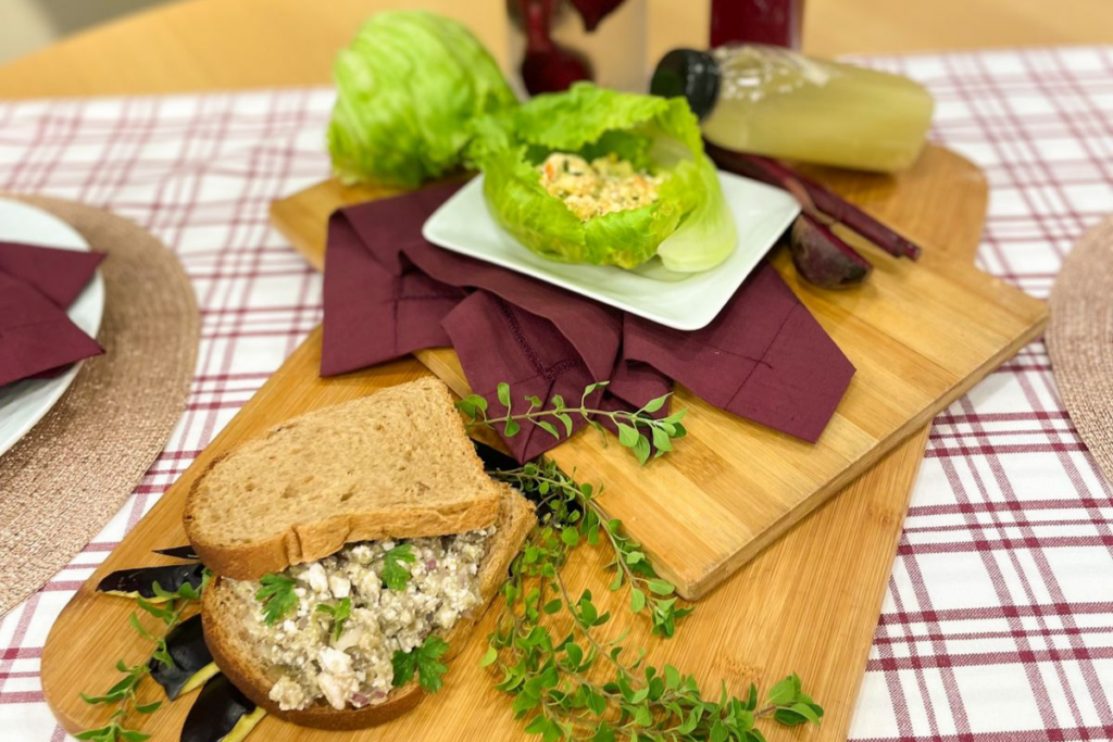MarmiFit do VB: Sanduiche cremoso de berinjela com ricota e Suco Verde ...